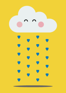 Little Rain Cloud Print (A4) • Awsm Street