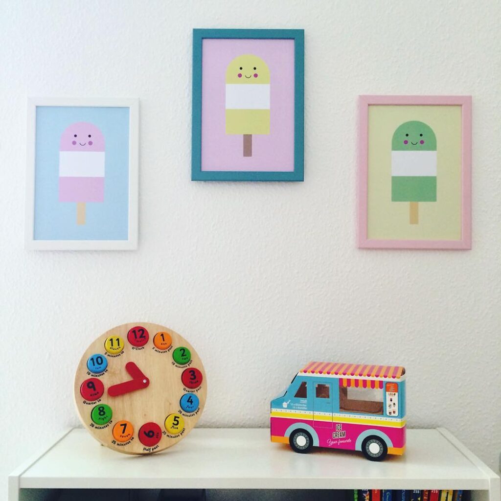 Ice-Cream Inspired Kids Room Decor Ideas • Awsm Street